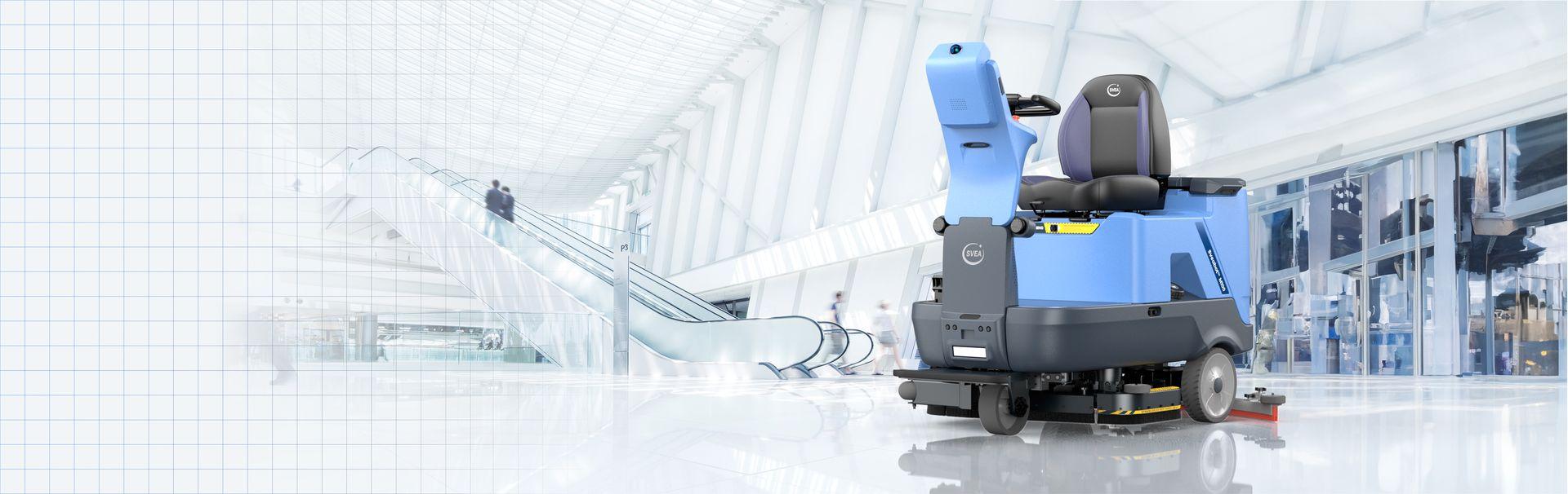Sveabot™ M100E Autonomous Floor Scrubber