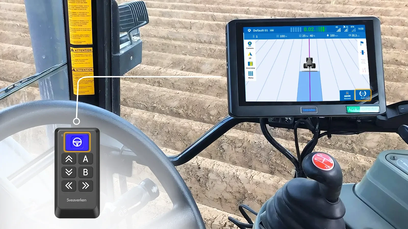 Sveaverken F100 Auto-Steer System - Precision Farming Made Easy