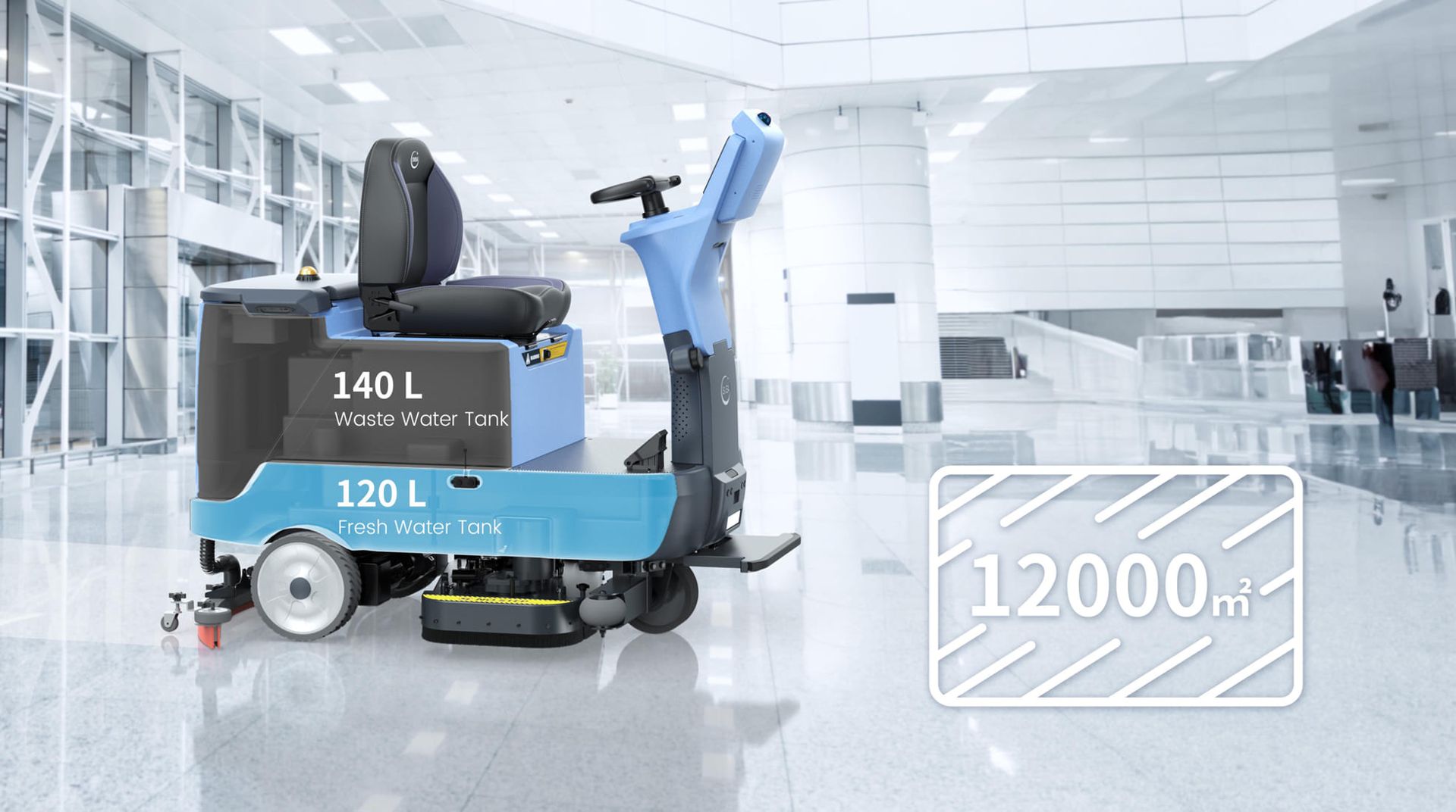 Sveaverken M100E - Powerful & Efficient Floor Scrubbing