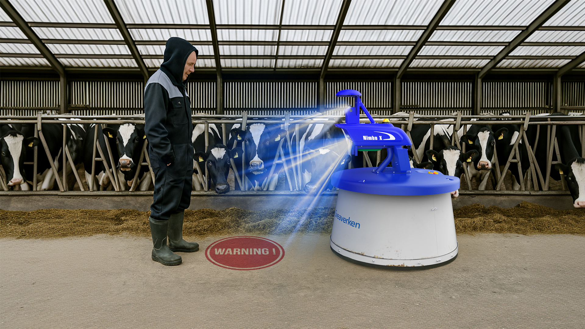 Sveaverken Nimbo X – Robotic Feed Pusher with 3D Mapping | Sveaverken