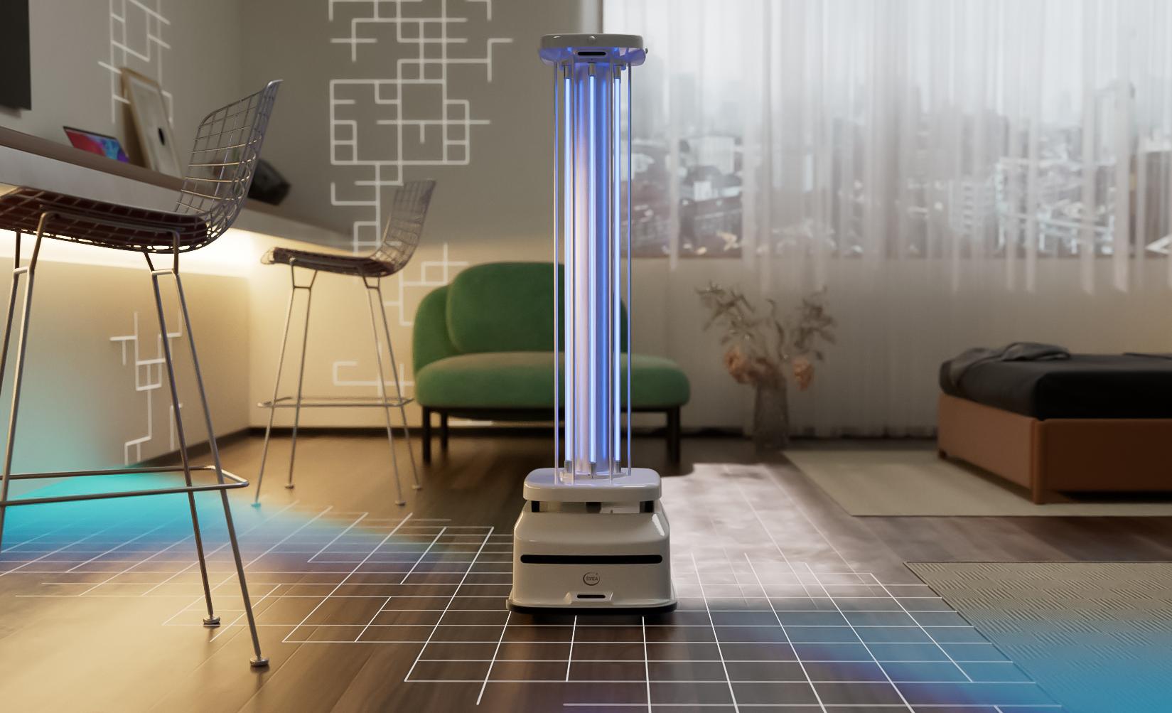 F200 UVC Disinfection Robot | sveaverken new